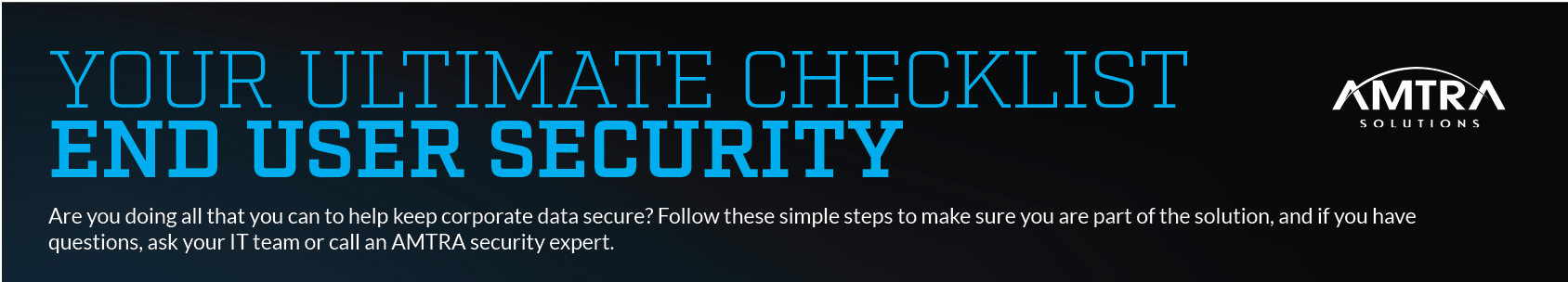 Ultimate End User Security Checklist